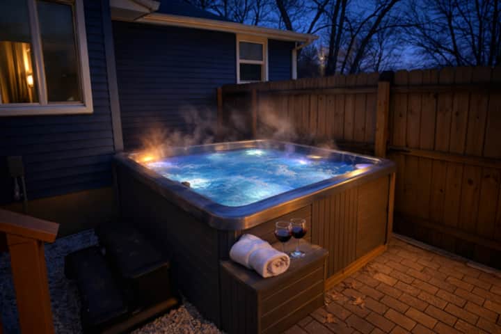 The Breakaway, Hot Tub, Massage Chair, Firepit - Michigan