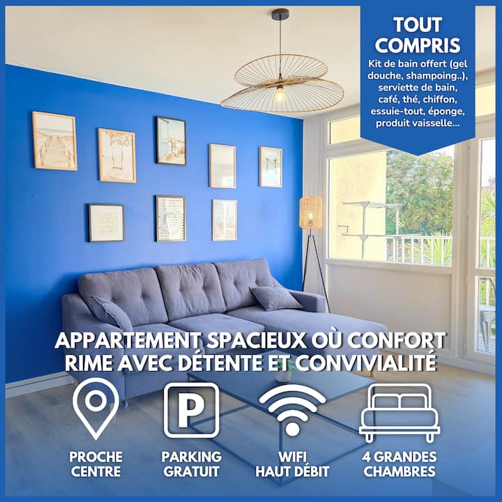 Le Lagon – Moderne, Parking & Proche Centre - Saint-Brieuc