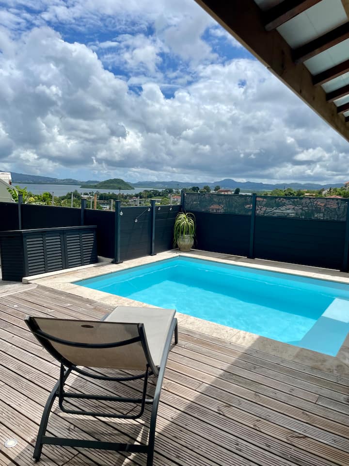 Maison Avec Piscine Et Vue Imprenable - Martinique