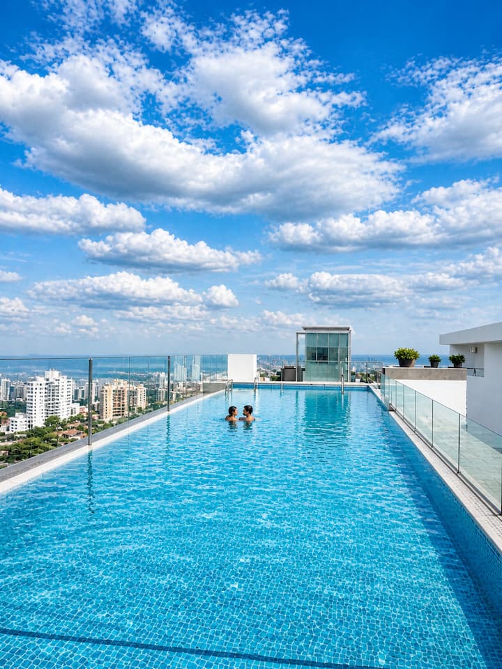 Luxury 2 Bedroom Apartment L Seaview | Pool & Gym - Maldives