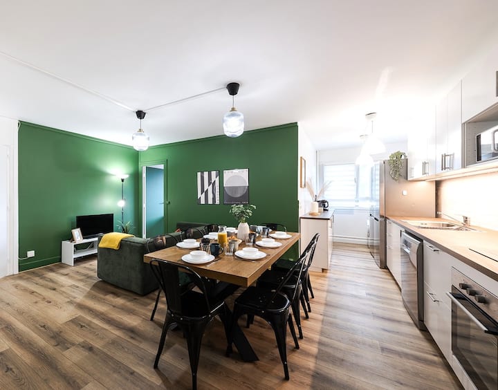 T5 • 4 Ch • 8 Pers • 2 Sde • Proche Orly & Paris - Essonne