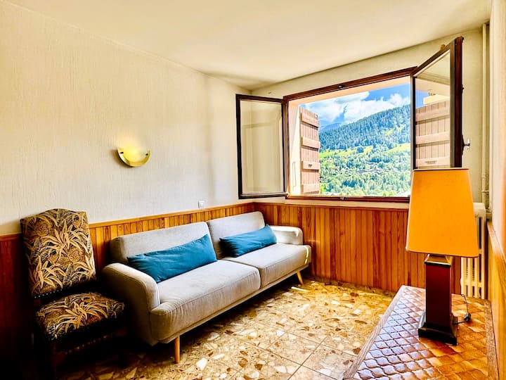 Vue Panoramique Et Balcon | T4 Spacieux à Megève - Notre-Dame-de-Bellecombe