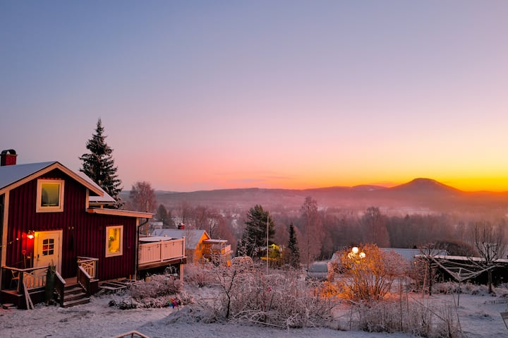 Järvsö Panorama - Naturskönt Boende Mitt I Byn - Sweden