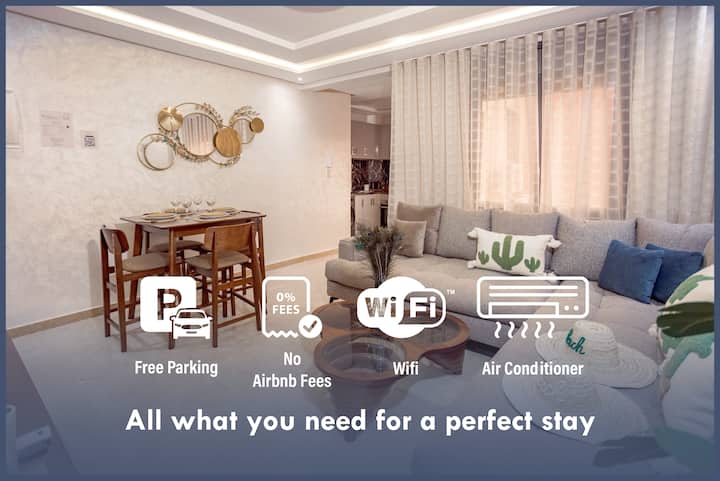 Appartement Confortable Au Cœur De Guéliz - Marrakesh