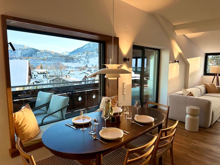 Neue Ferienwohnung Mit Bergblick & Sauna - Wertach