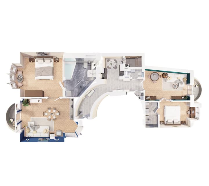 Two Apartments In One With Sauna On King Danylo Sq - Lviv