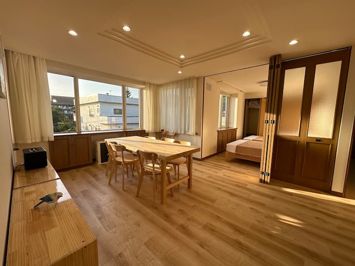 手稻藍房子，7人套房/teine Blue House - Sapporo