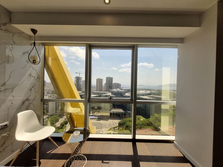 Adalar Manzaralı Lüks Rezidansta 16. Kat Daire - Maltepe