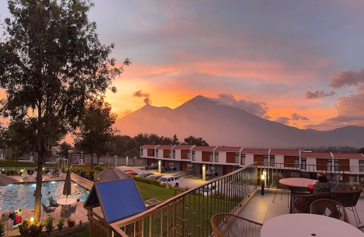 Tres Volcanes/ 16 Min To Antigua/pool/co-working - Alotenango