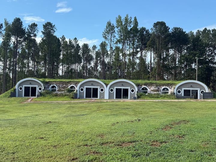 Rare! Hobbit Homes, Mini Goats, Pond, Corn Hole - Medoc Mountain State Park, Hollister