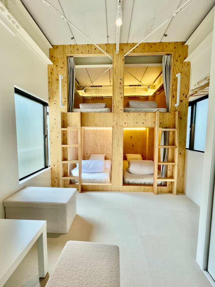 門前仲町駅徒歩8分/東京駅から車で10分！/東京の中心/最大4名/sunny House #2 - Ginza