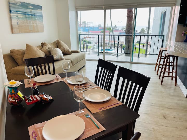"Condo En Rosarito Frente Al Mar, Alberca, Playa" - Rosarito