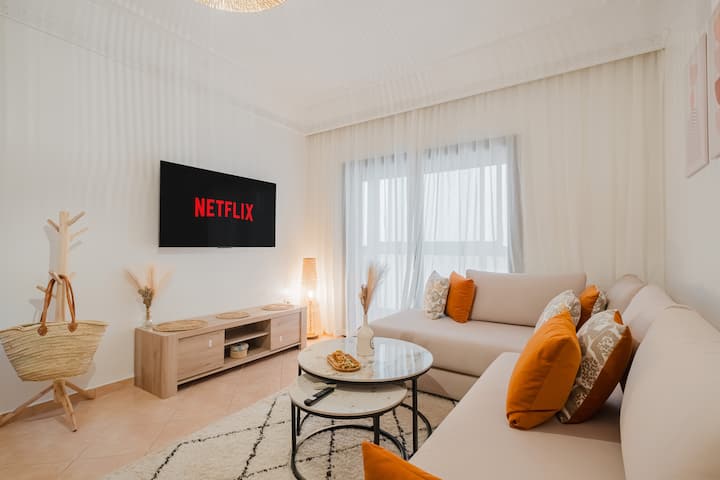 Cozy 2br- Ac / Big Balcony, In Center Of Marrakech - Marrakesh