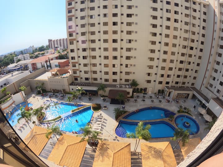 Apartamento  Centro Caldas Novas Boulevard Privê - Caldas Novas