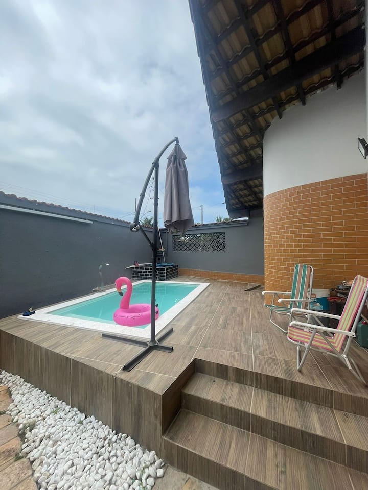 Casa Em Praia Grande Com Piscina Aquecida - Praia Grande