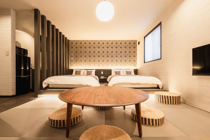 【Kitchen+bath&toilet】twin Double (Dark Tone)/4 Ppl - 벳푸시