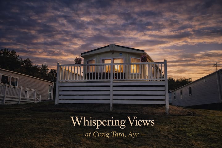 Whispering Views @ Craig Tara Ayr Deluxe Caravan - Ayr Beach