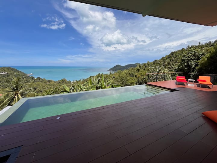 Exklusive Luxusvilla Mit Infinity Pool & Meerblick - Ko Pha Ngan