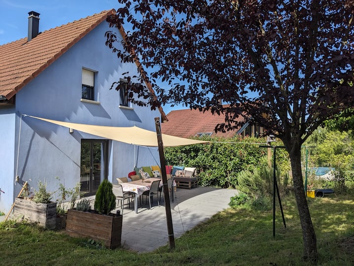La Maison Bleue Des Prés - Châtenois