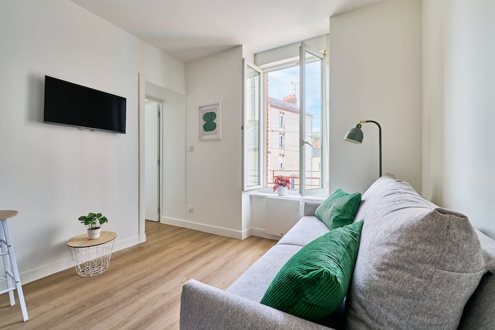 Proche Gare Et Métro - Studio Cozy Tout éQuipé - Rennes
