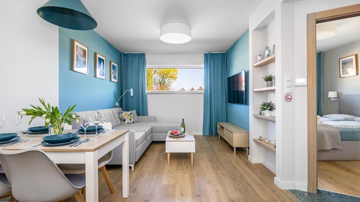 Przytulny Apartament W Obiekcie Port Krynica - Krynica Morska