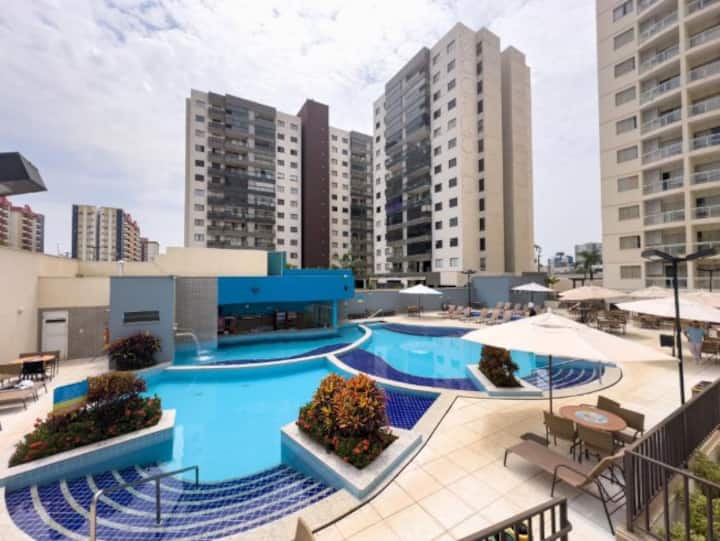 Atrium Thermas - Lindo Ap. Pisc. Termais E Parques - Caldas Novas