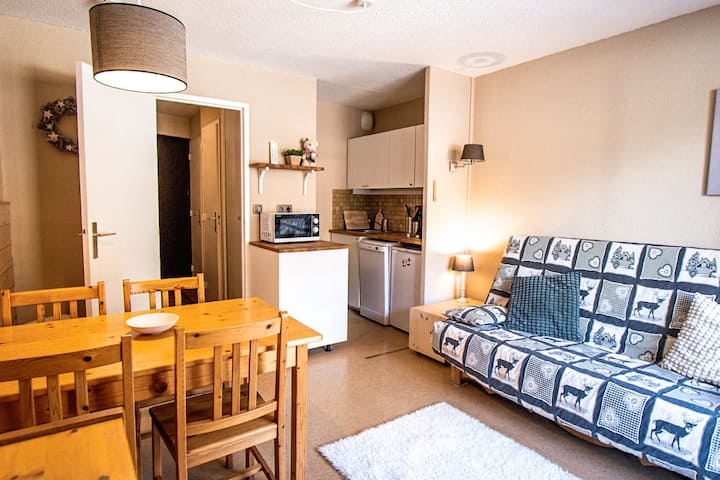 Joli Studio 4 Pers - 150 M Pistes Et Commerces - Les Deux Alpes