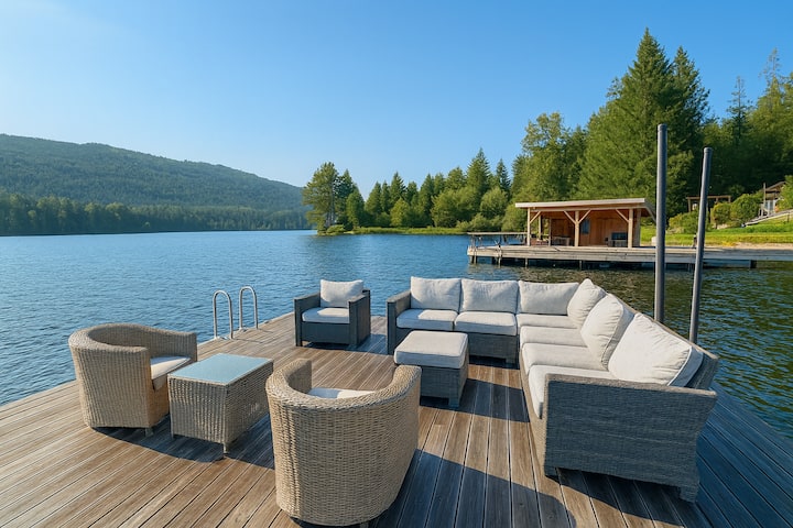 Lakefront Retreat + Hot Tub - Vancouver Island