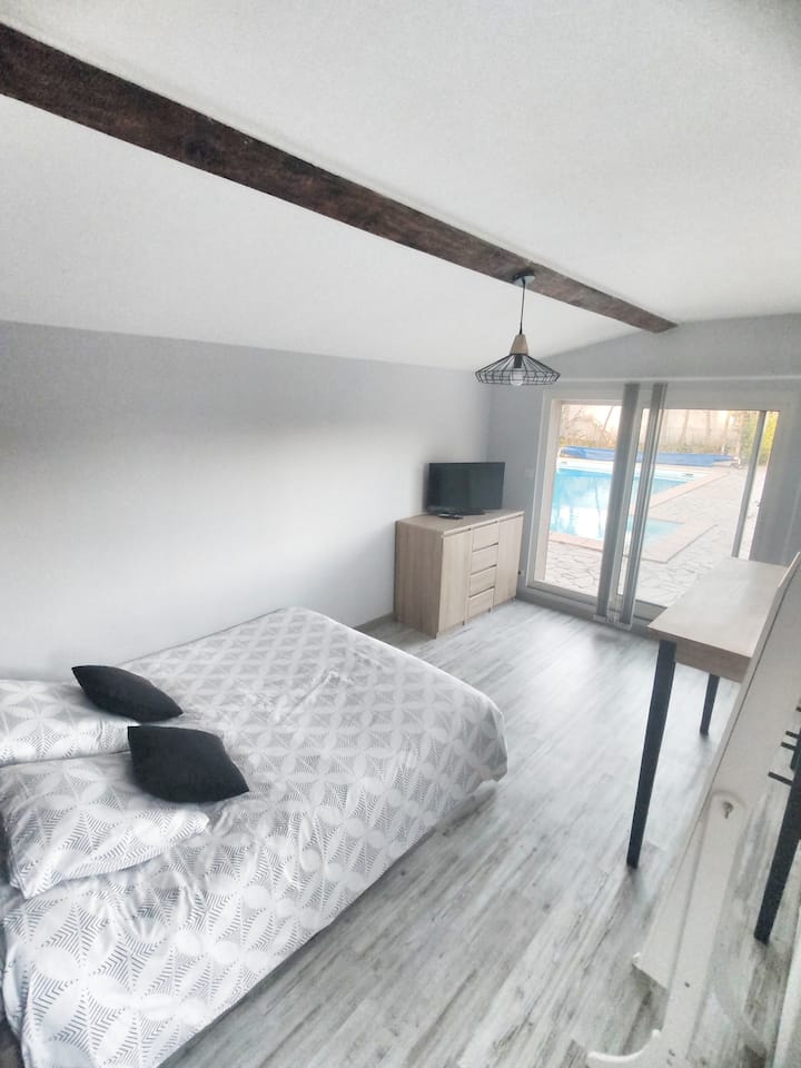 Le Cocon Du Sud-clim- Netflix-canal-prime-piscine - Béziers