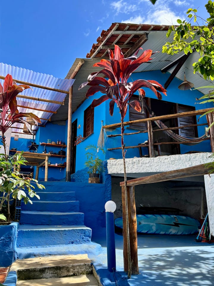 Casa Azul Da Paz - Sur La Plage De Tiririca - Itacaré
