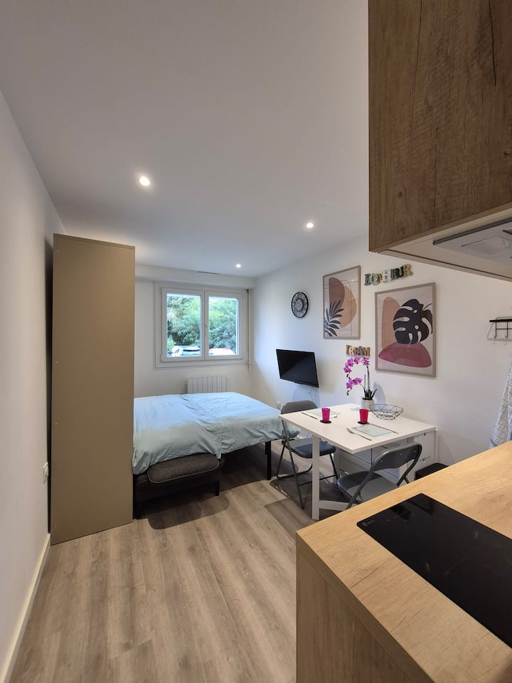Studio Moderne Et Optimisé - Idéal Frontalier - Geneva