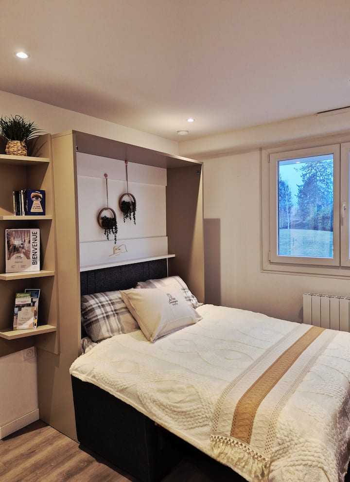 Studio Cosy Proche Genève Avec Parking - Gaillard