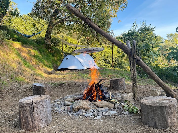 Privéplek 'Back To Basic' Met Grill & Kampvuur - Italie