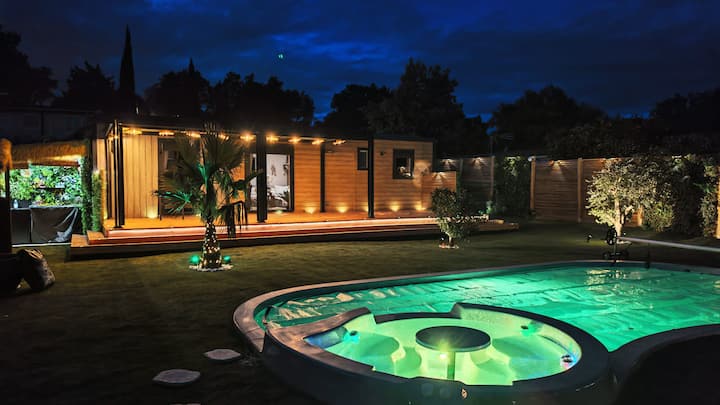 Luxueux Cottage  Piscine Et Spa Domainecanebières - Les Arcs