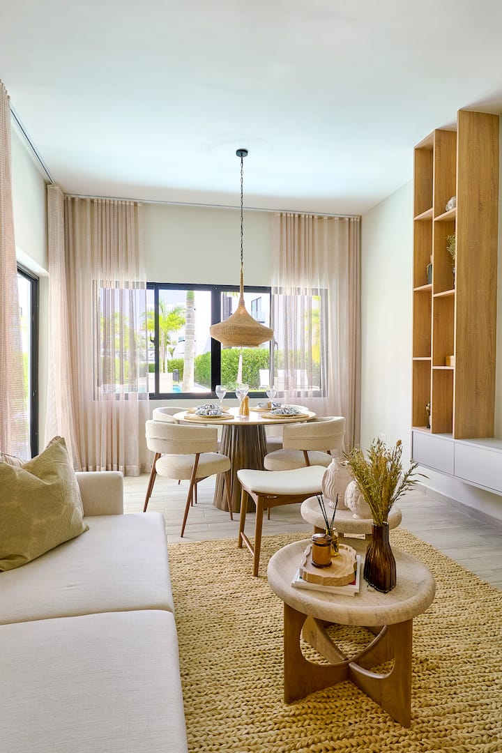 8-1c Punta Cana 1br + Private Picuzzi +Beach+golf - Punta Cana