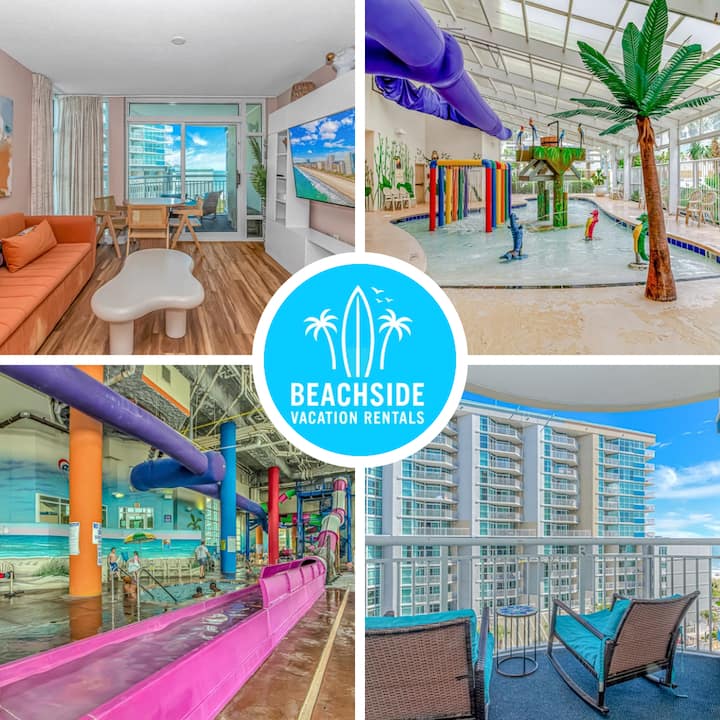 Colorful Coastal Escape | Oceanview + Waterparks - Myrtle Beach, SC