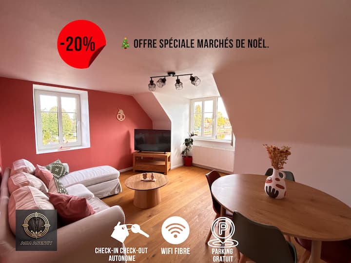 Proximité Marché De Noël-duplex Familial-vue Canal - Saverne