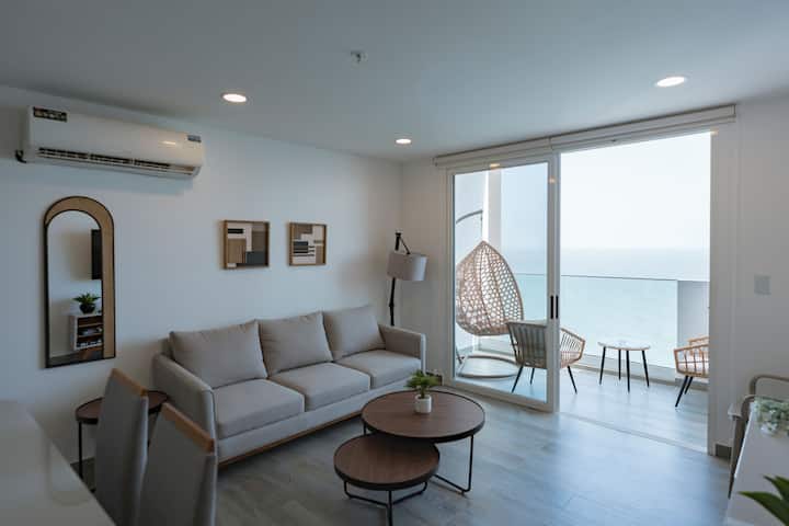 Dpto. Frente Al Mar, Sunset City, Vía Ocean Club - Playas