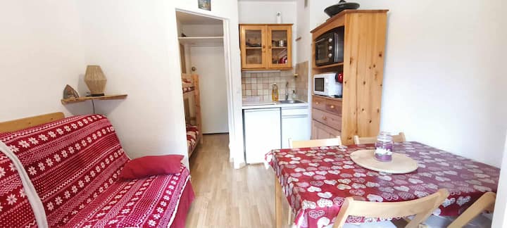 Joli Studio Aux Pieds Des Pistes - La Foux d'Allos