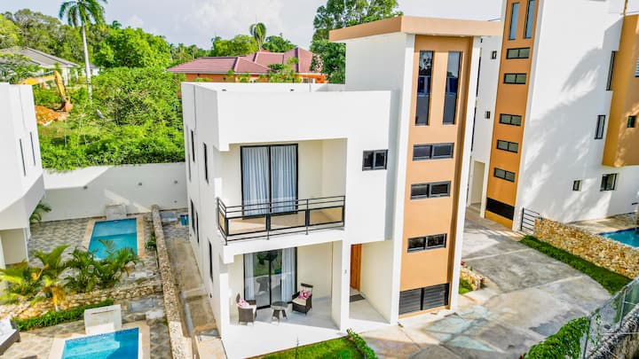 Modern 2br Villa W/ Pool In Central Sosúa - Sosúa