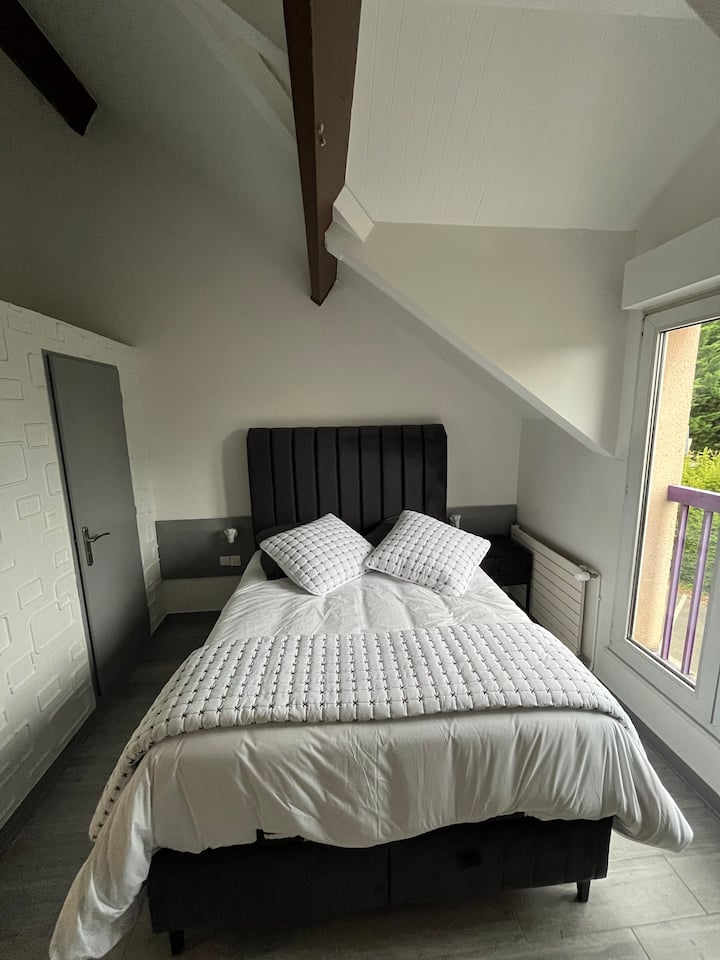 Lit Double Très Confortable Avec Cuisine Commune - Meaux