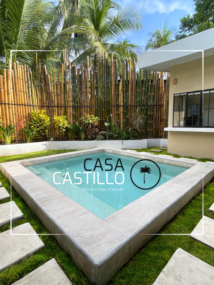 Boutique Mini Villa @ Surfcity + Private Pool+ac - El Salvador