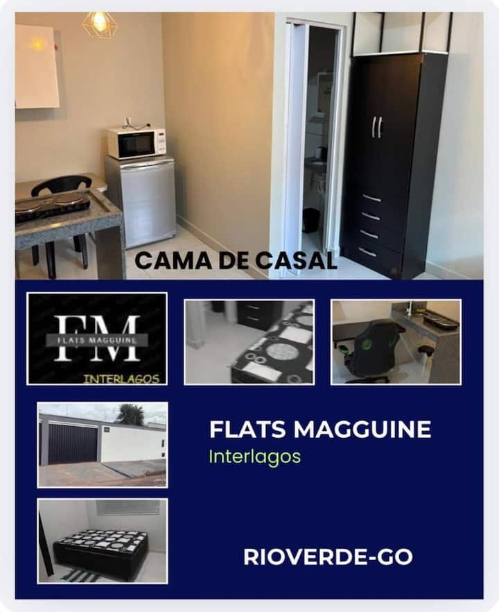 102 Flat Mobiliado No Interlagos Em Rio Verde/go. - Rio Verde
