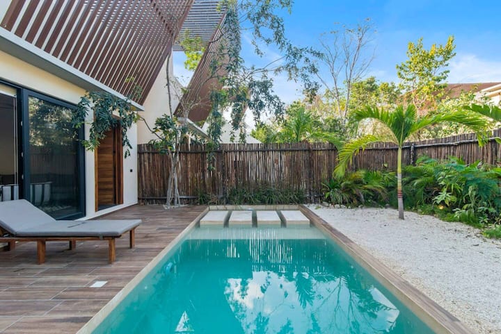 Villa 4 Hab Con Piscina, Jacuzzi + Club De Playa - Tulum