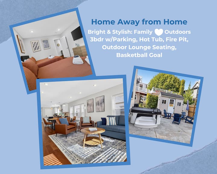 Bright & Stylish 3bdr W/parking, Hot Tub/fire Pit - Boston, MA