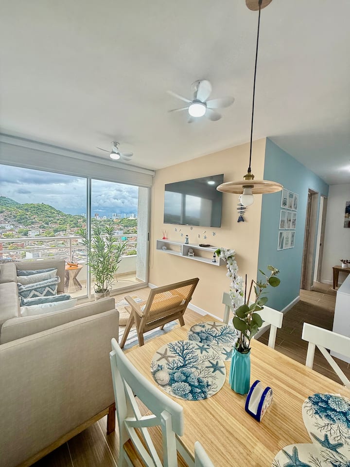 Modern Apt | Marbella Beach & Old City - Cartagena