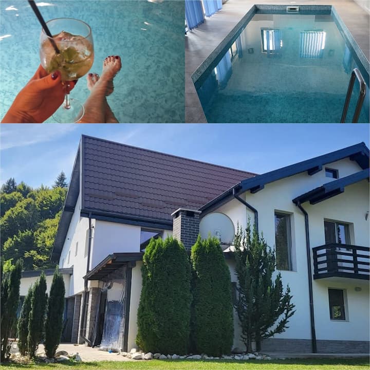 Cabana Cu Piscina Interioara-vila Teta - Porumbacu de Jos
