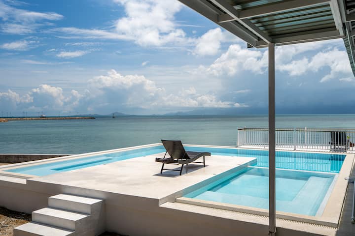 Seaside Serenity – Modern Villa With Pool - Ko Pha-ngan