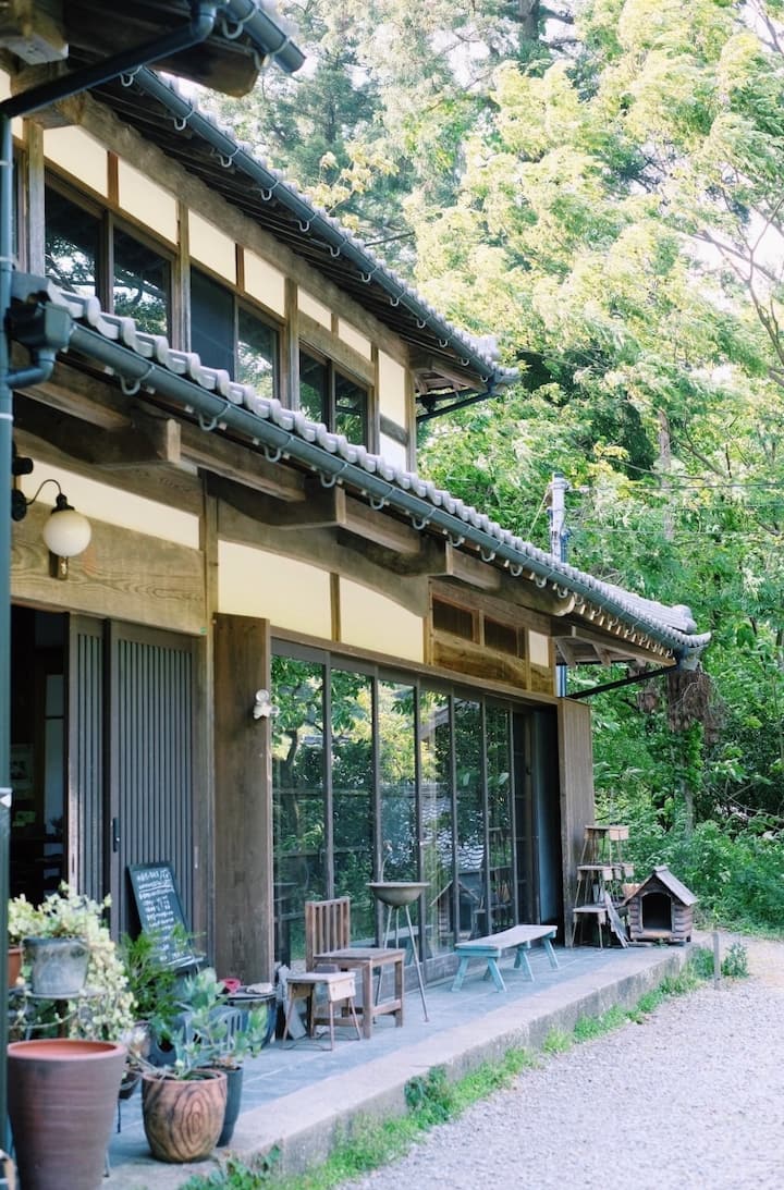 薪風呂とテントサウナ、星がこぼれ落ちる里山の古民家一棟貸し
~Watoto Stay Lita~ - 오바마시