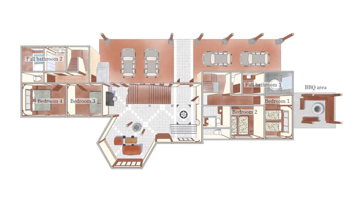 Secluded Log House | Fireplace & Private Onsen - Gujo